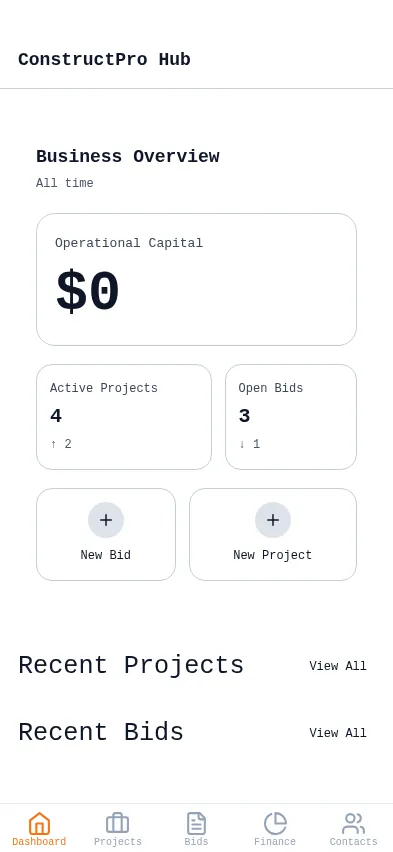 Xalver ConstructPro Hub