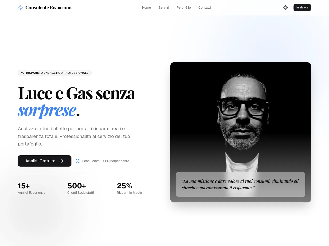 Consulente Risparmio Luce & Gas