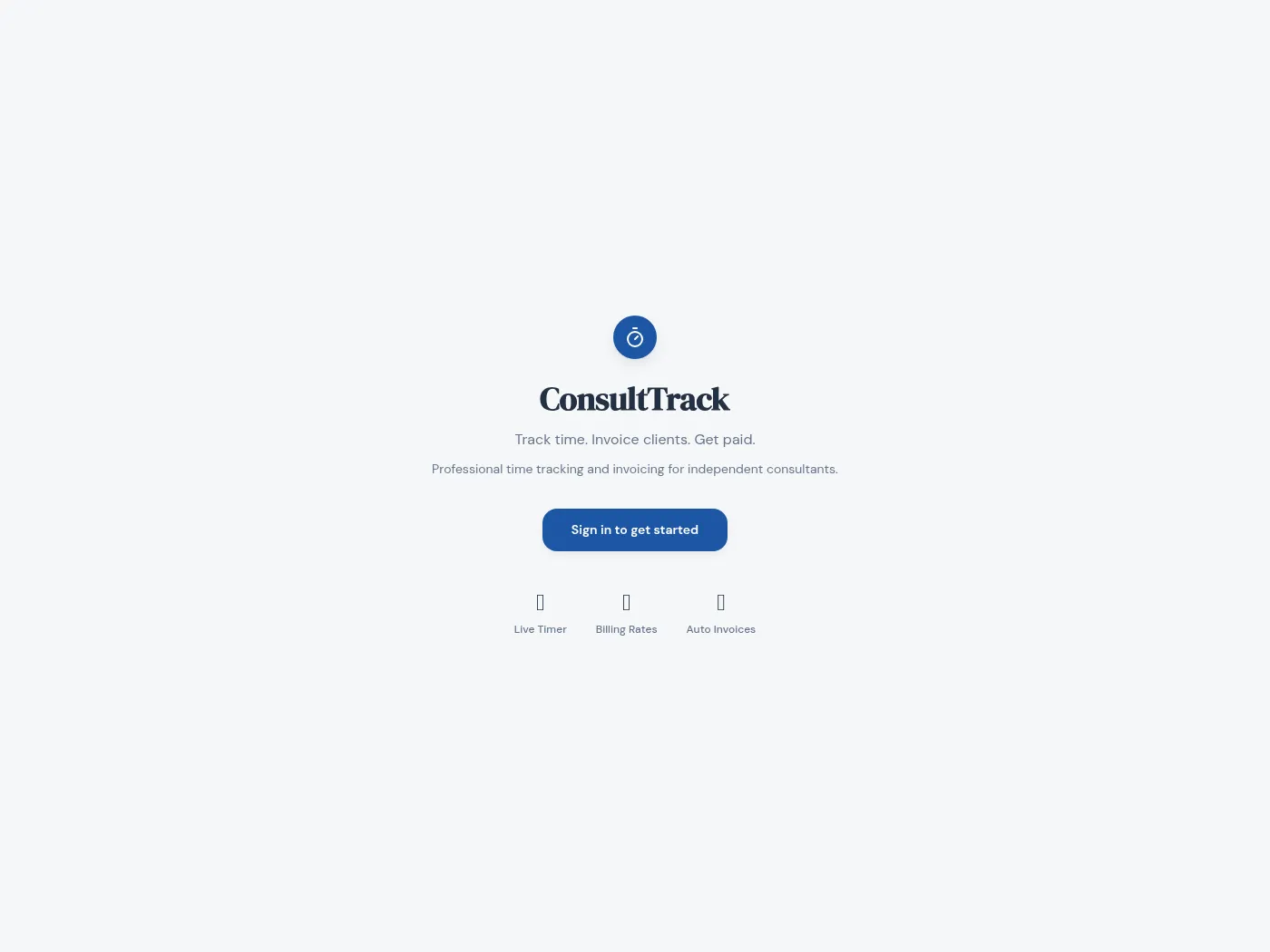 Consultant Time Tracker