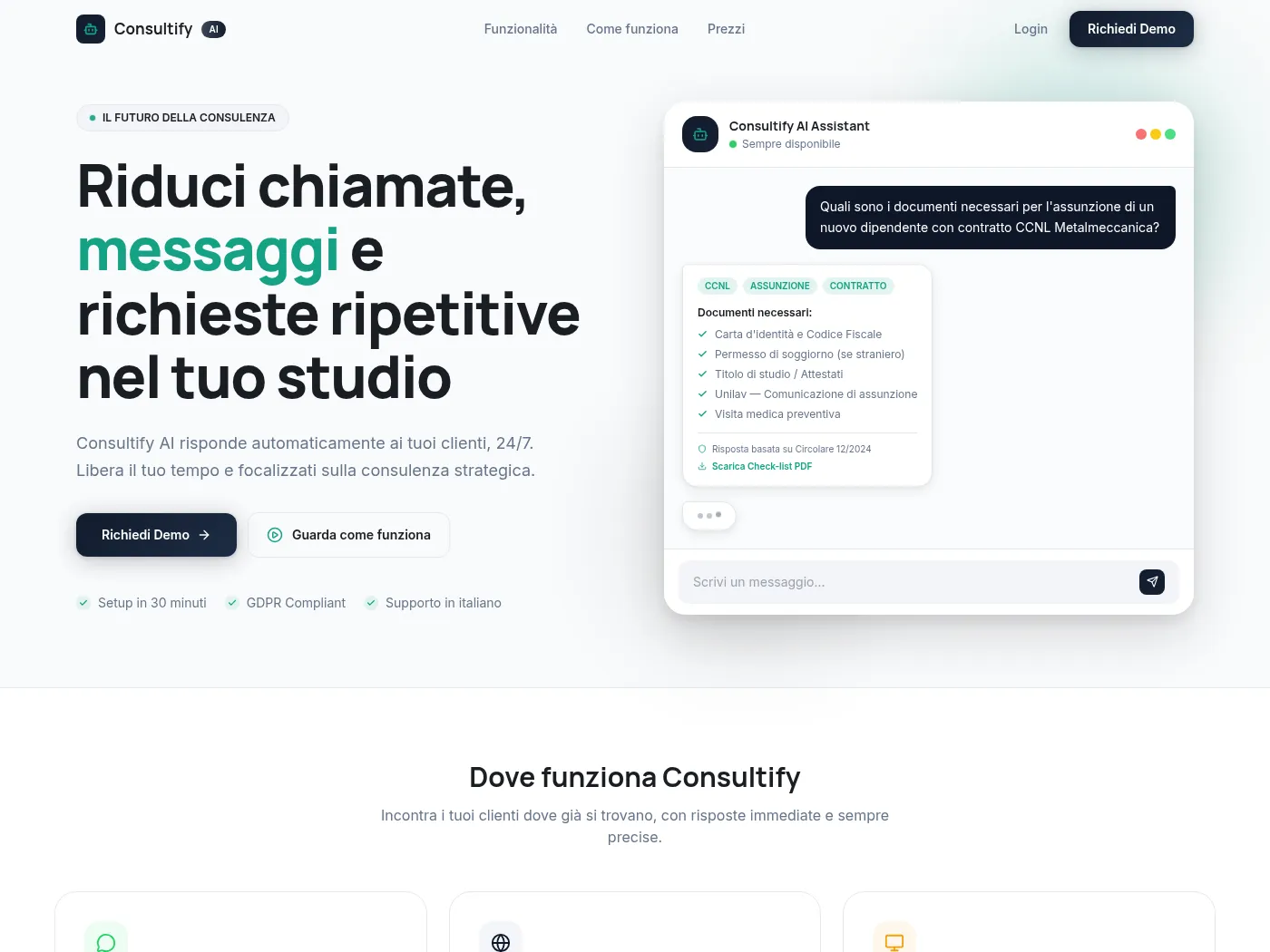 Consultify AI Web