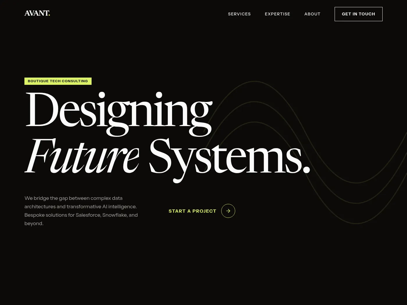 Boutique Consulting Site