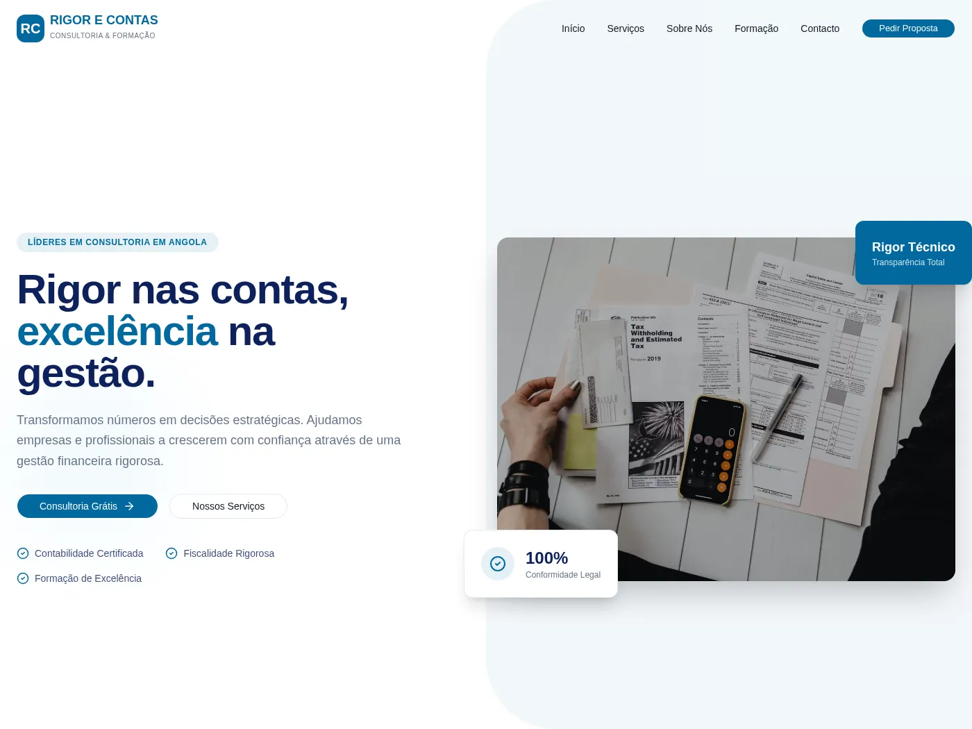 ConsultoriaPro Landing Page
