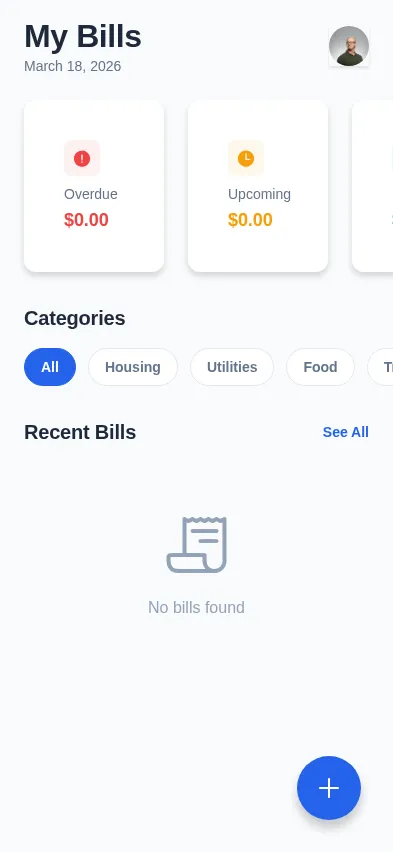 Conta Reminder App