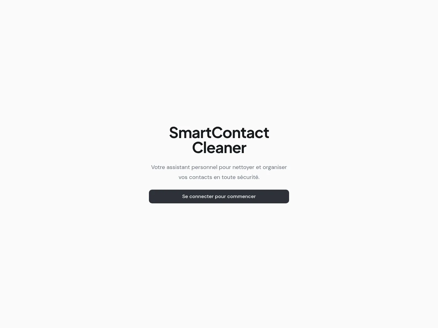 SmartContact Cleaner