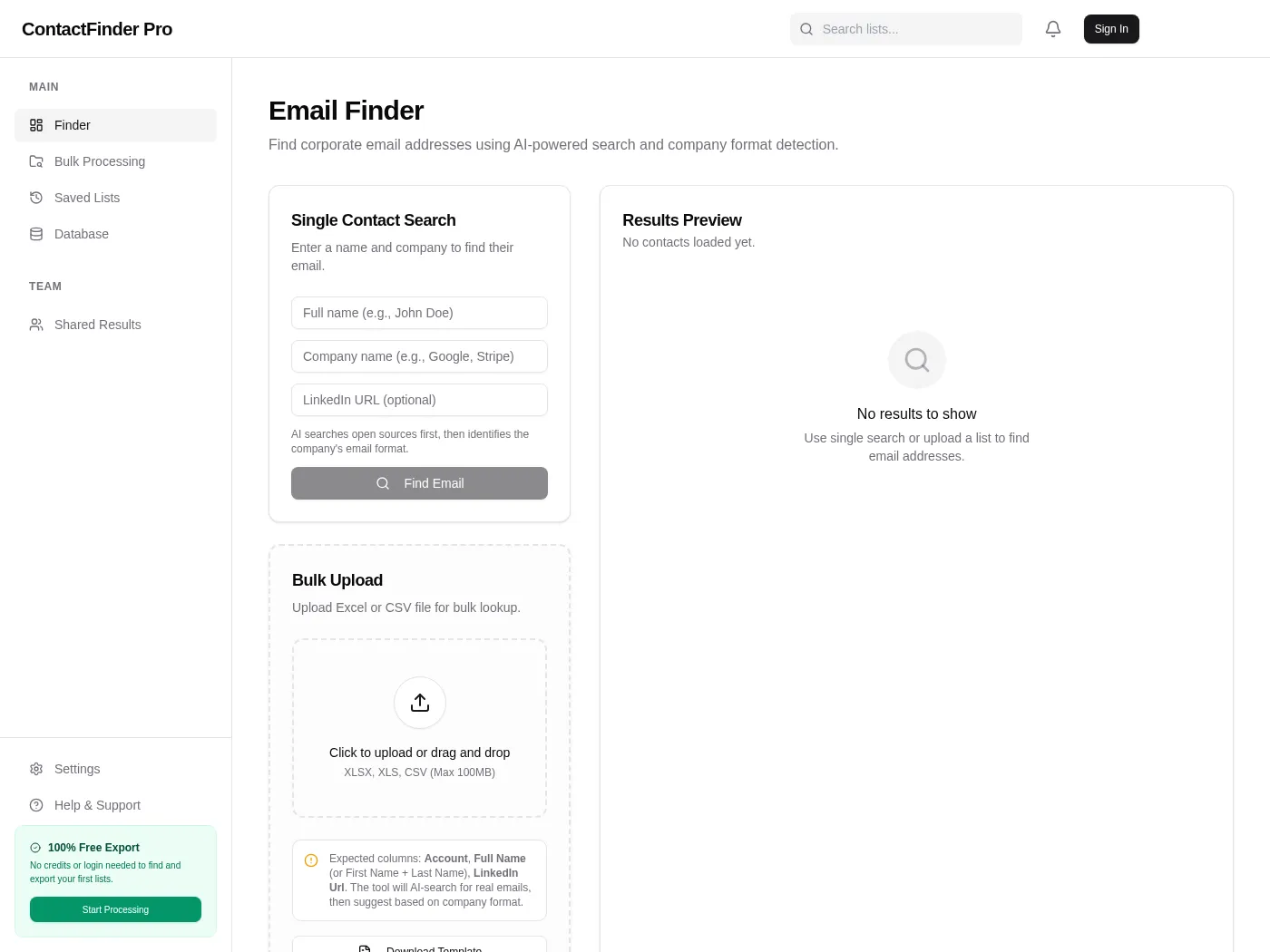 ContactFinder Pro