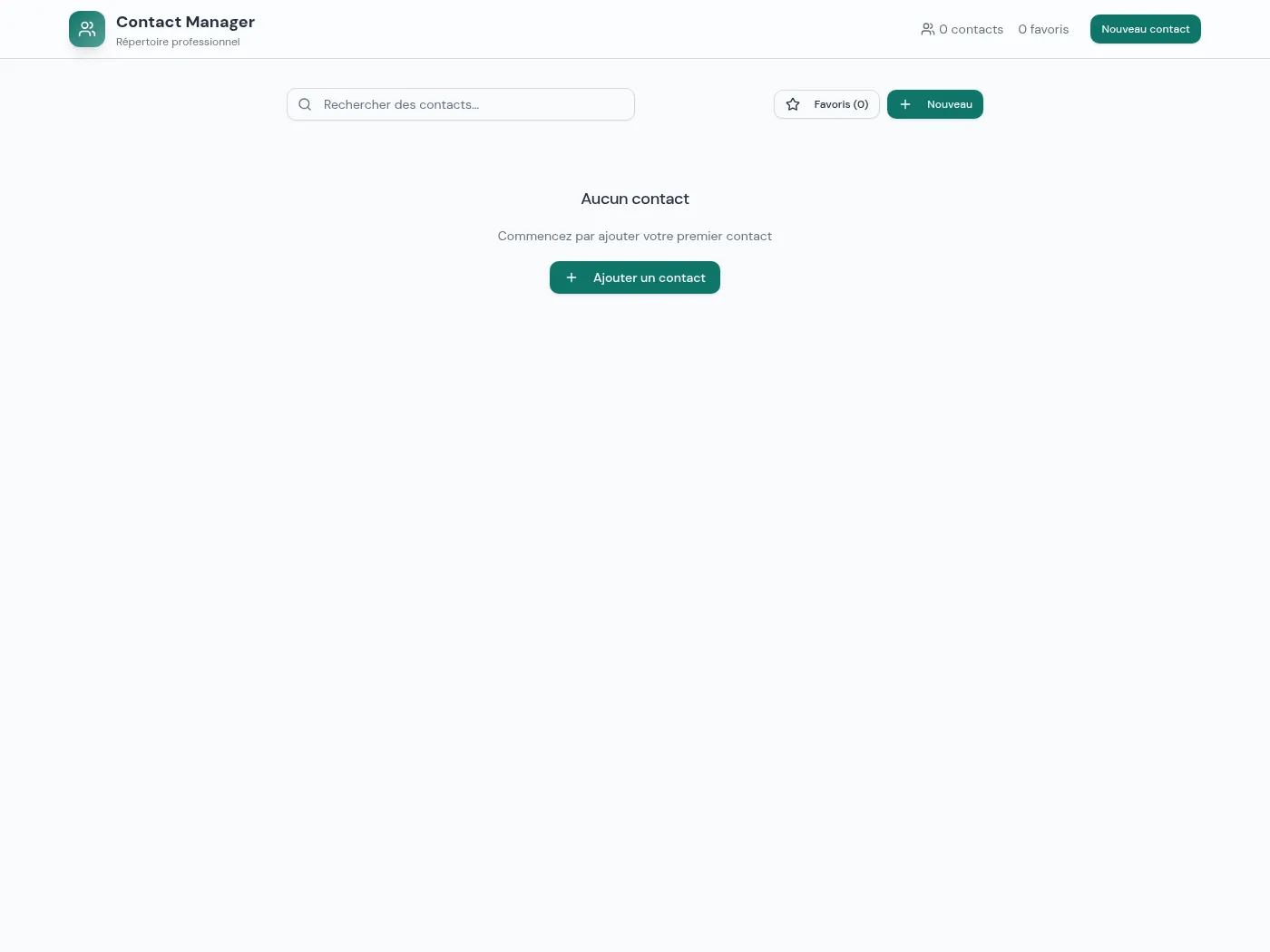 Contact Manager Pro