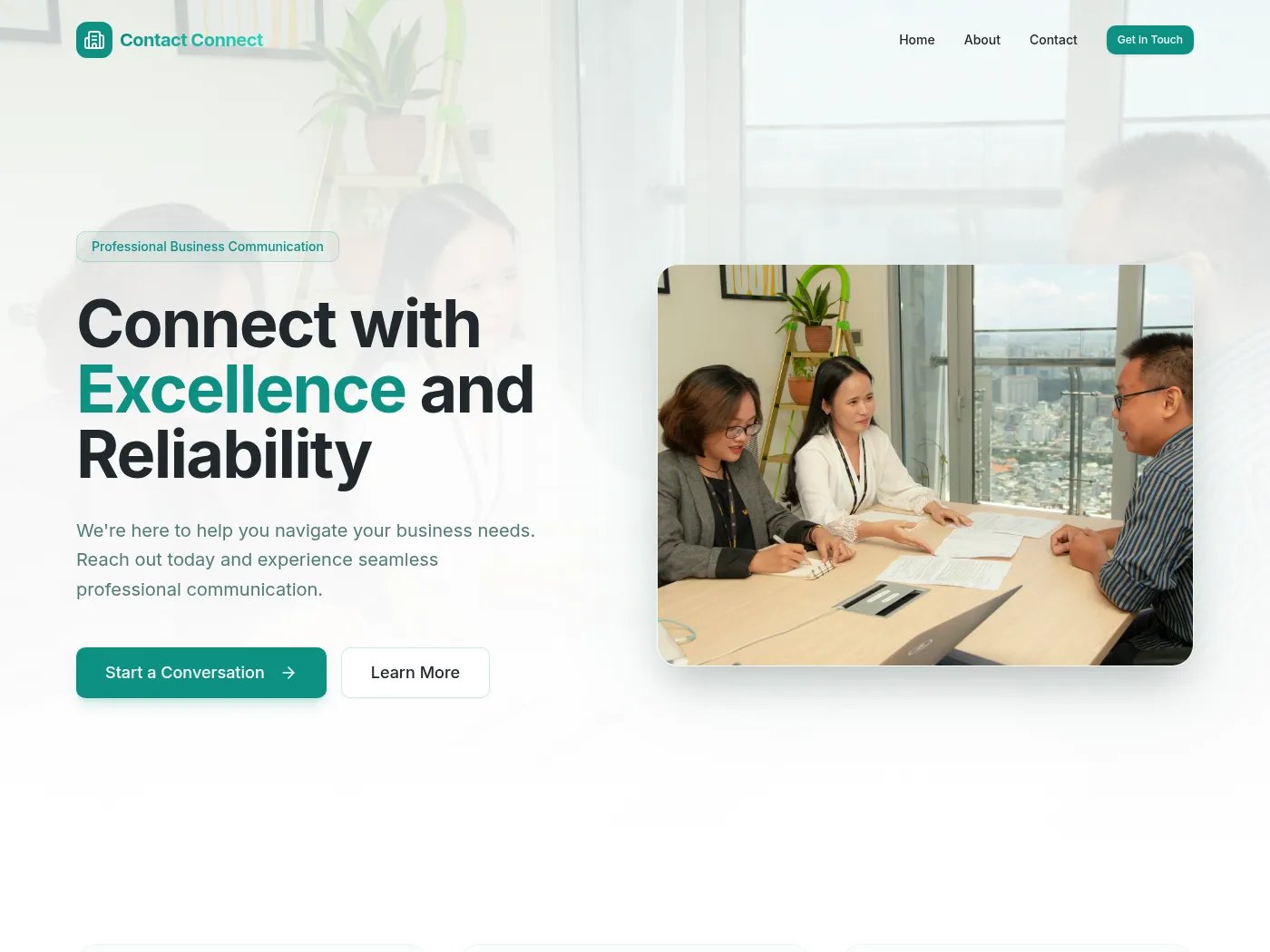 Contact Connect Page