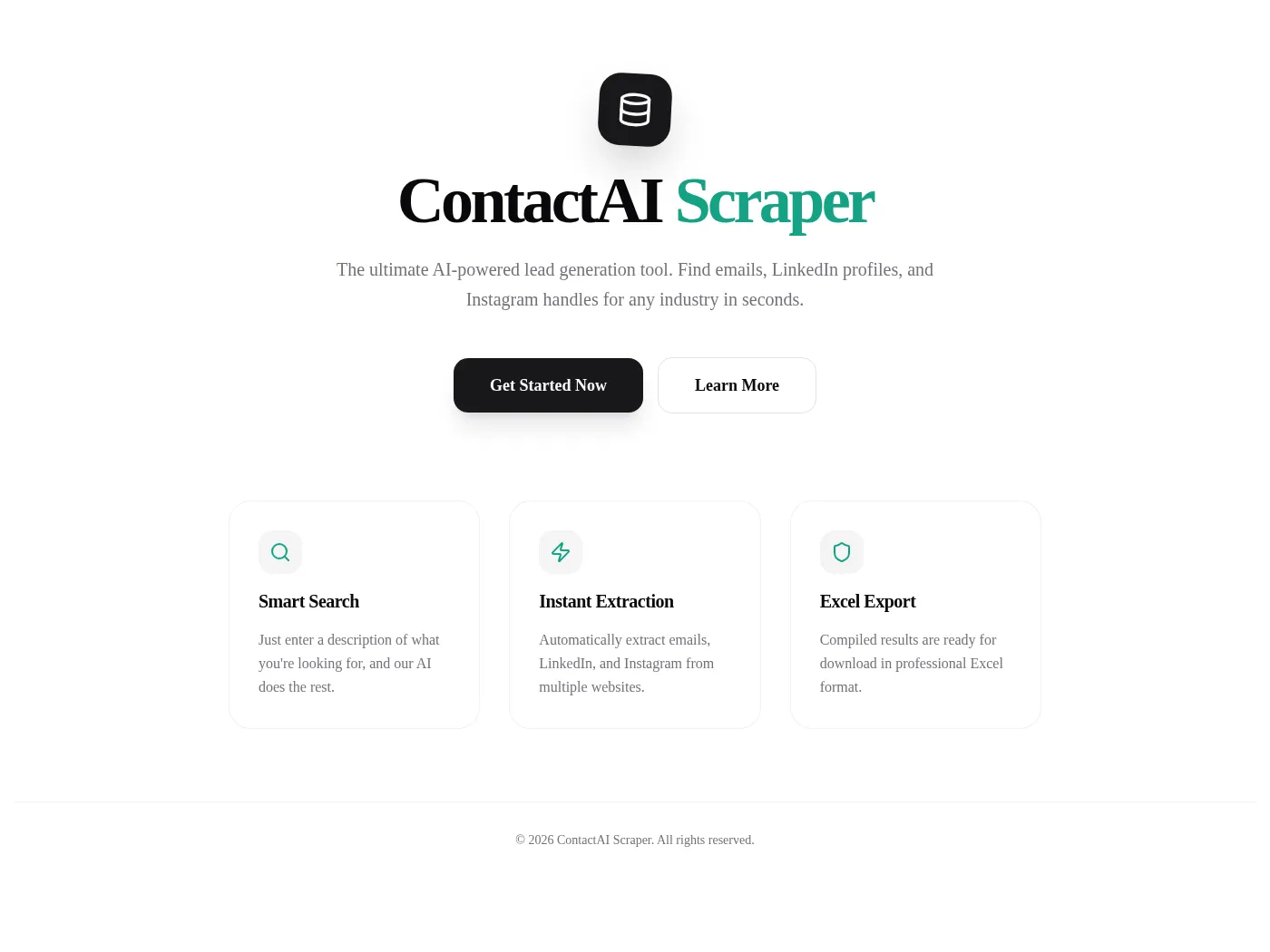 ContactAI Scraper