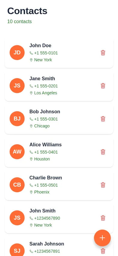 Smart Contacts Mobile