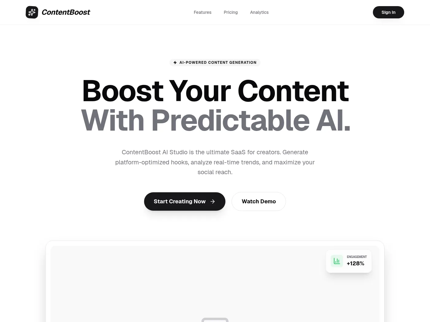 ContentBoost AI Studio