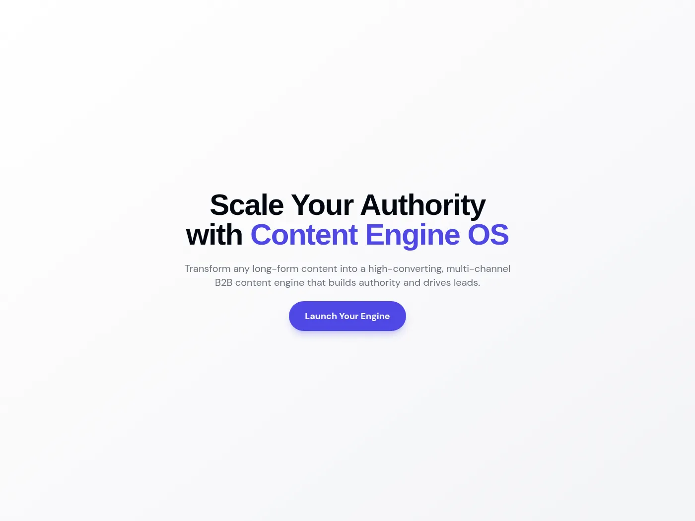 Content Engine OS