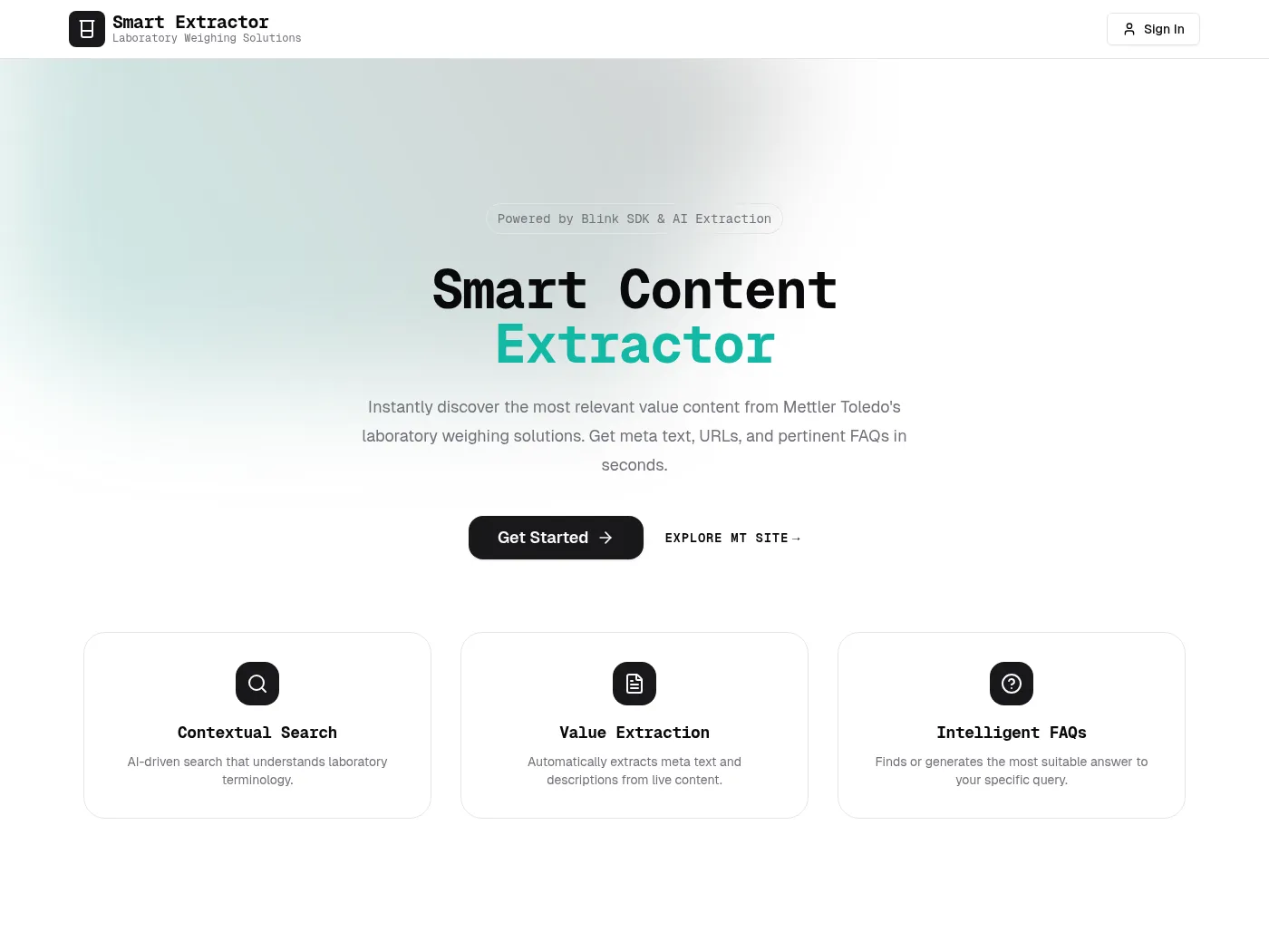 Smart Content Extractor
