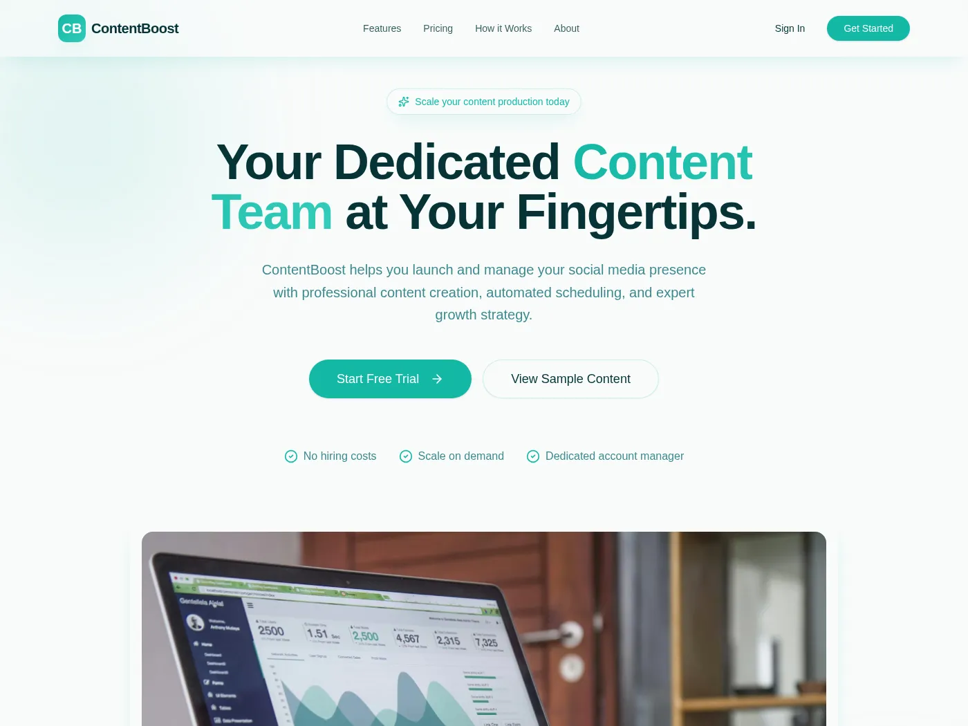 ContentBoost SaaS