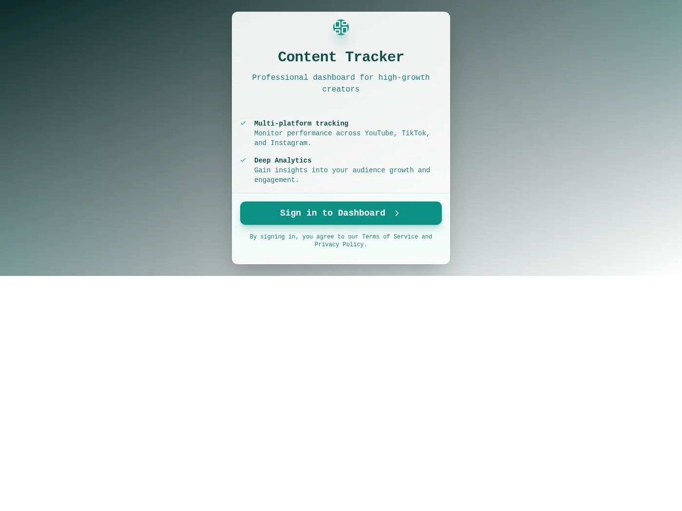 Content Tracker