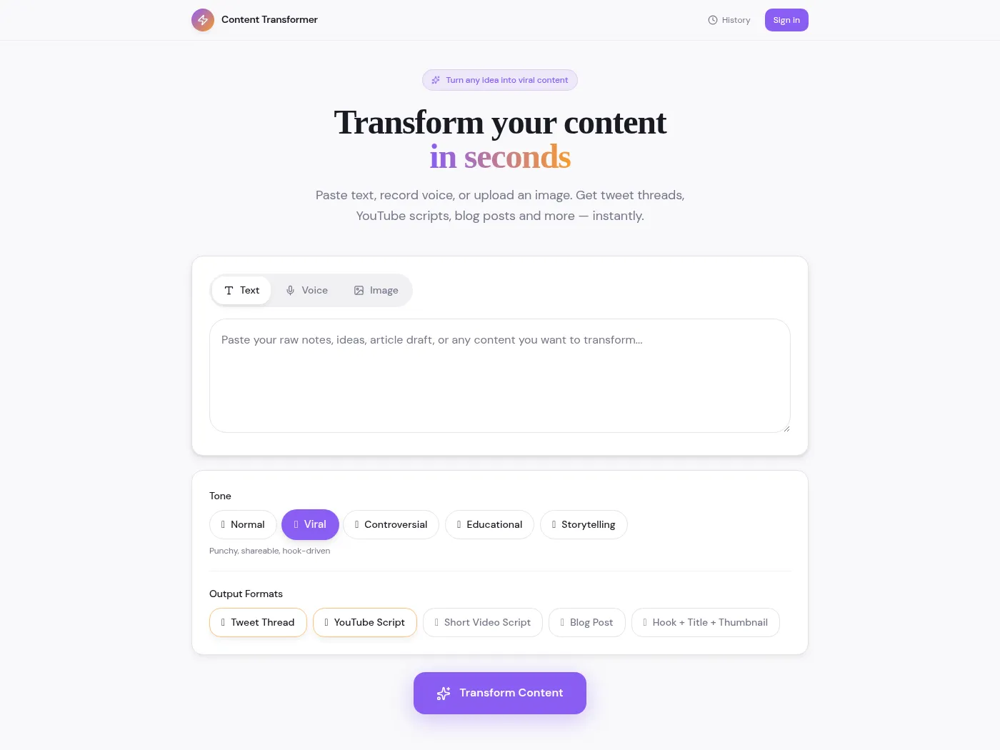 Content Transformer