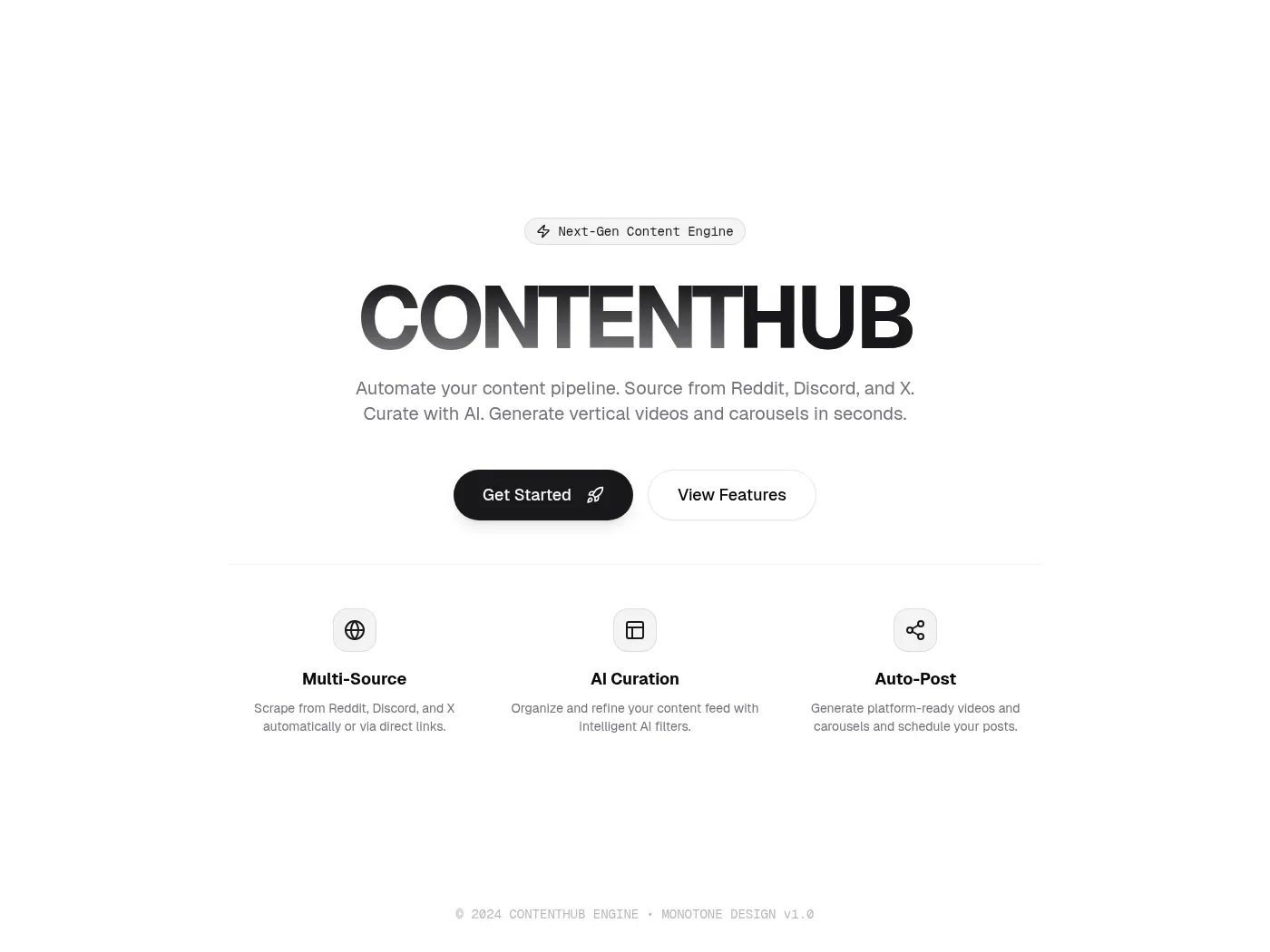 ContentHub Engine