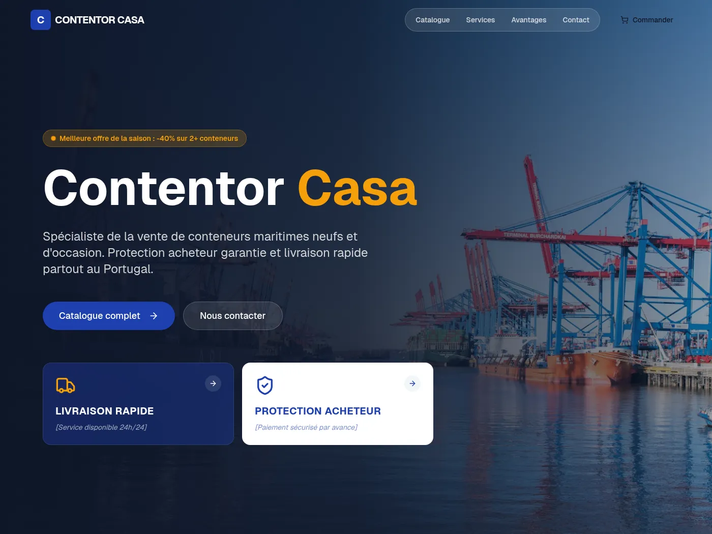 Contentor Casa Web