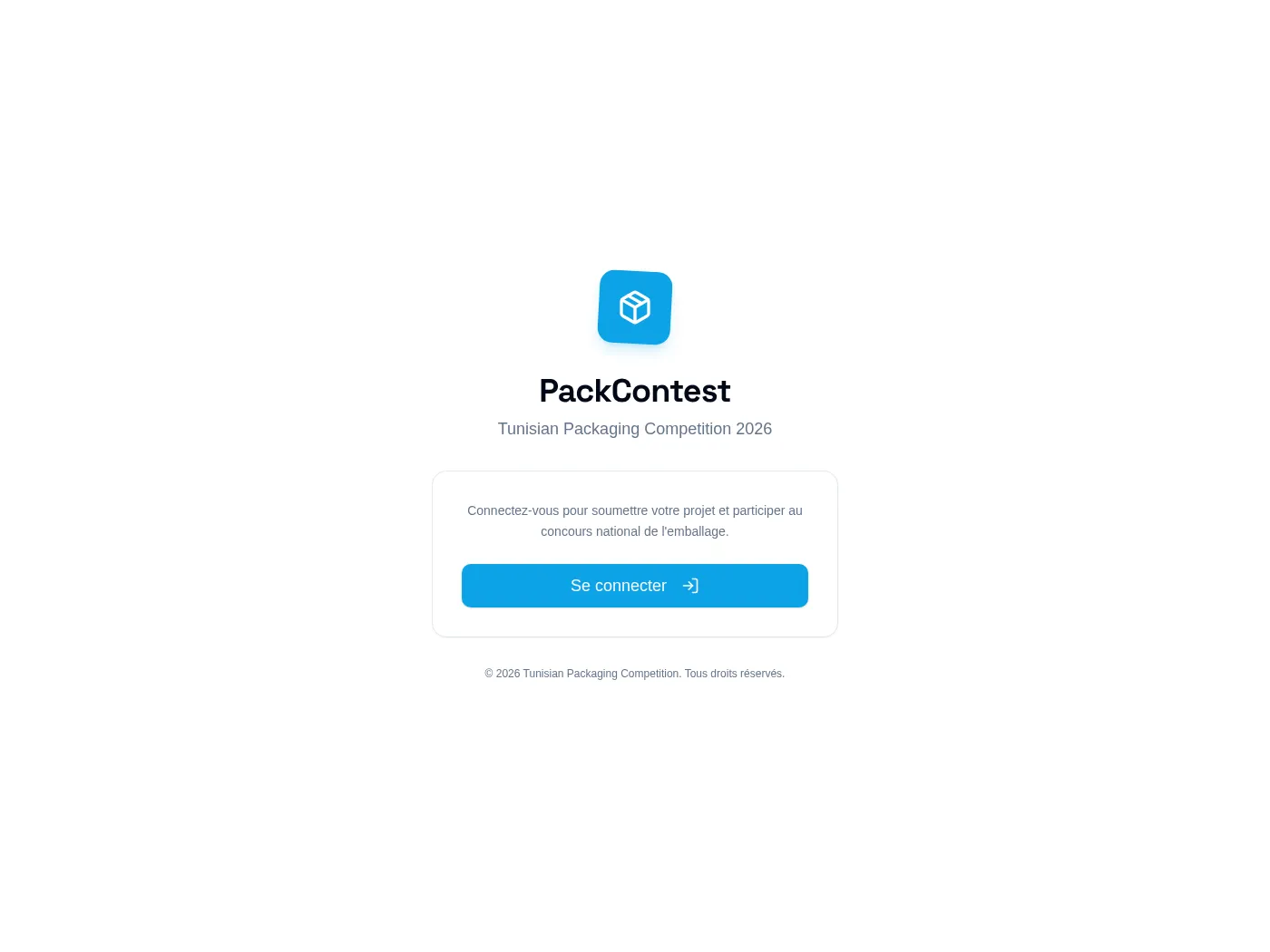 PackContest Registration Portal