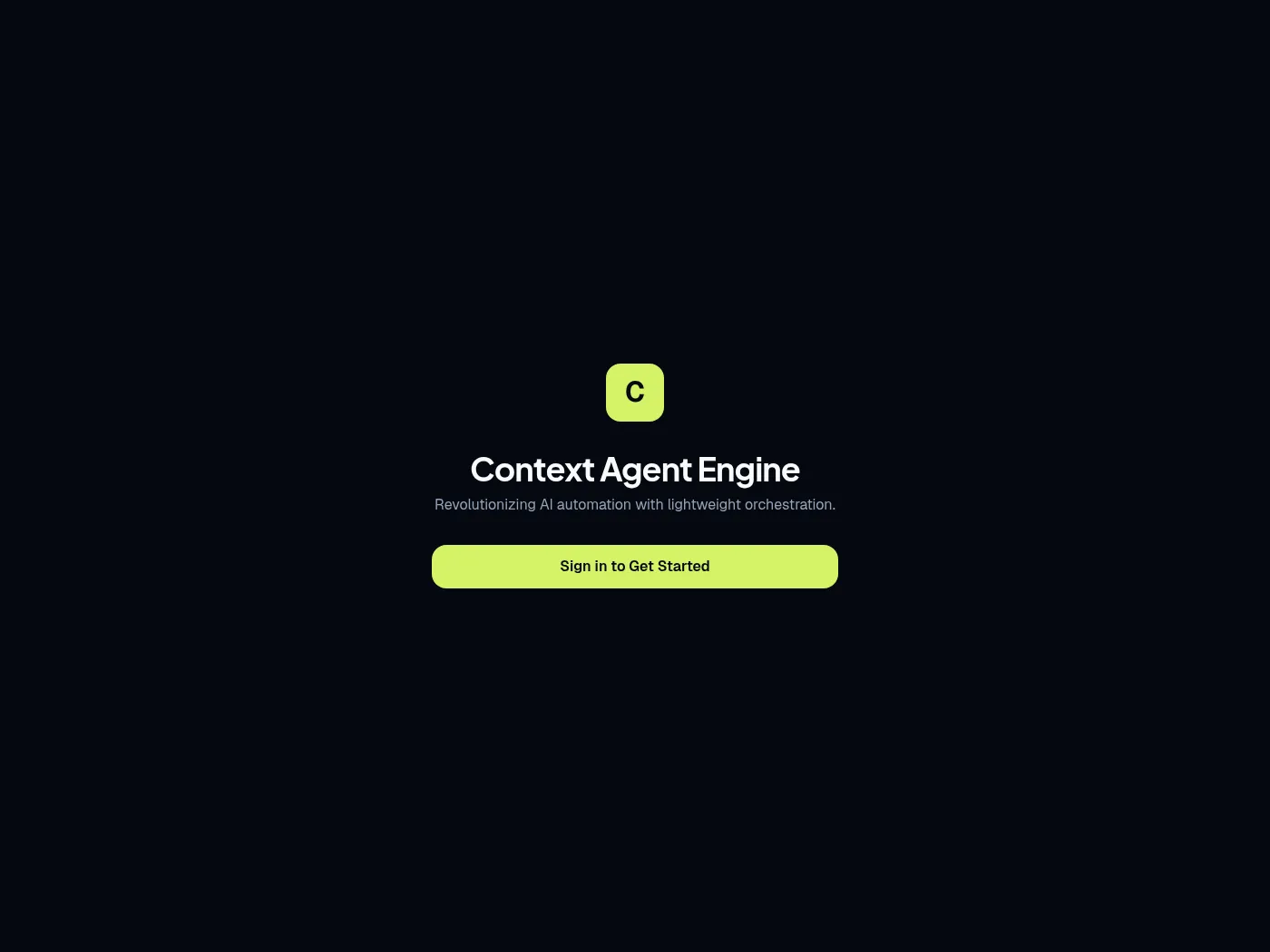 Context Agent Engine