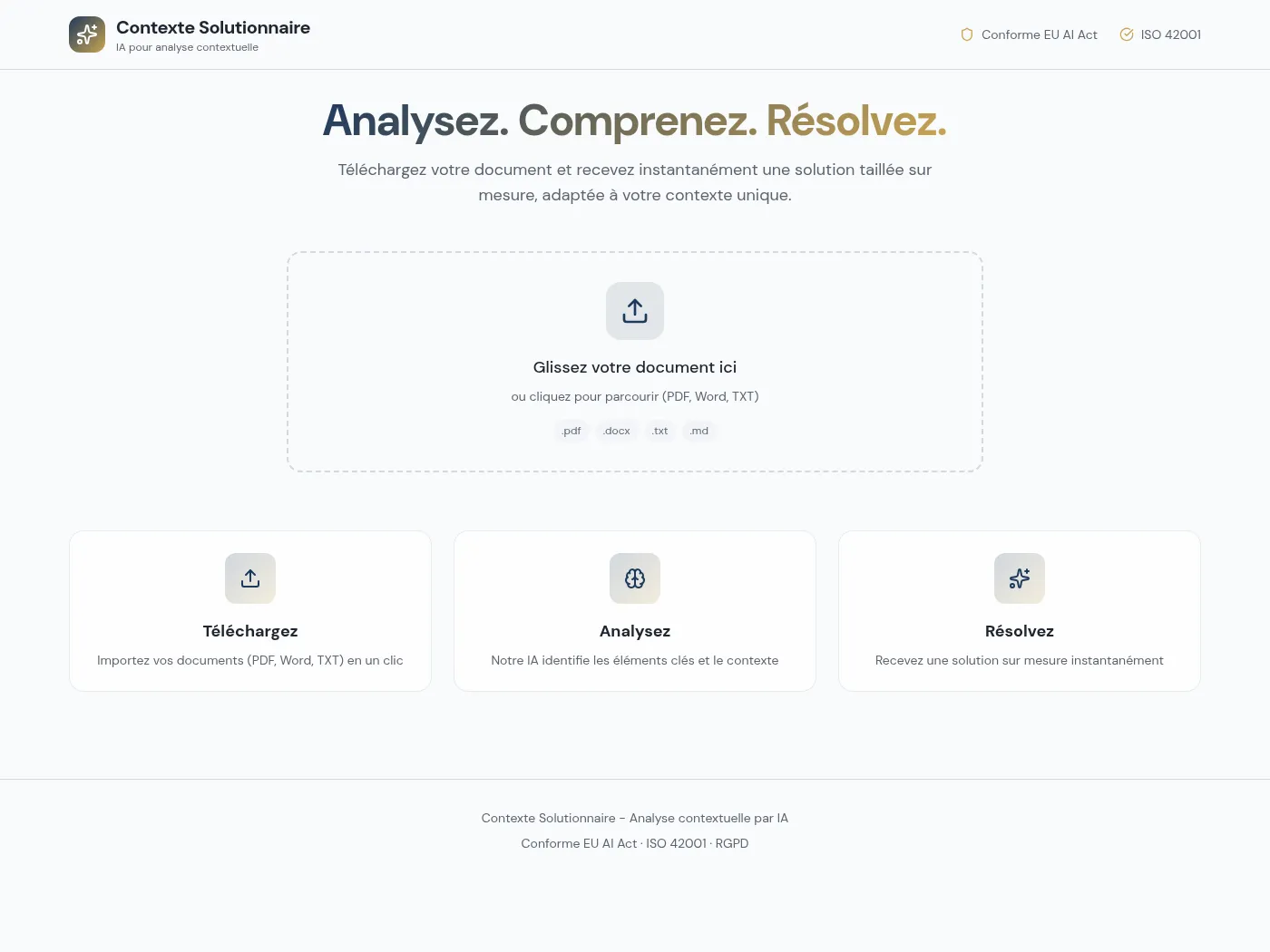 Contexte Solutionnaire