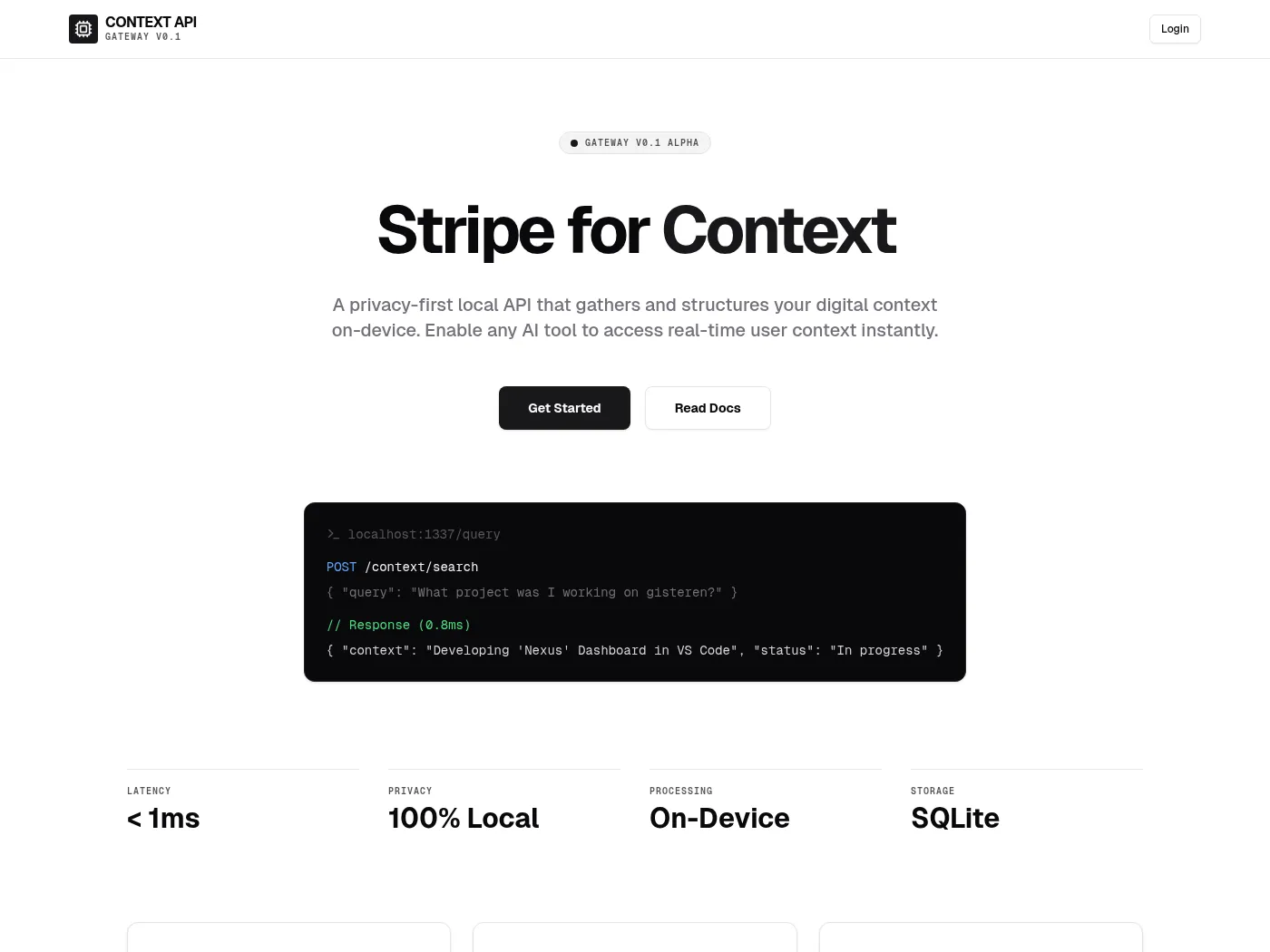Context Stripe API