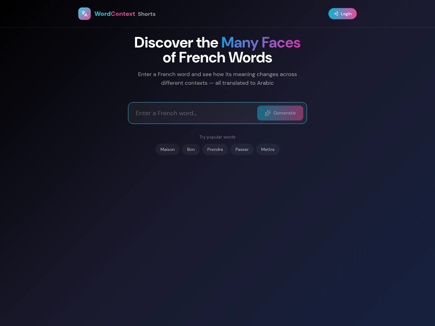 Word Context Shorts