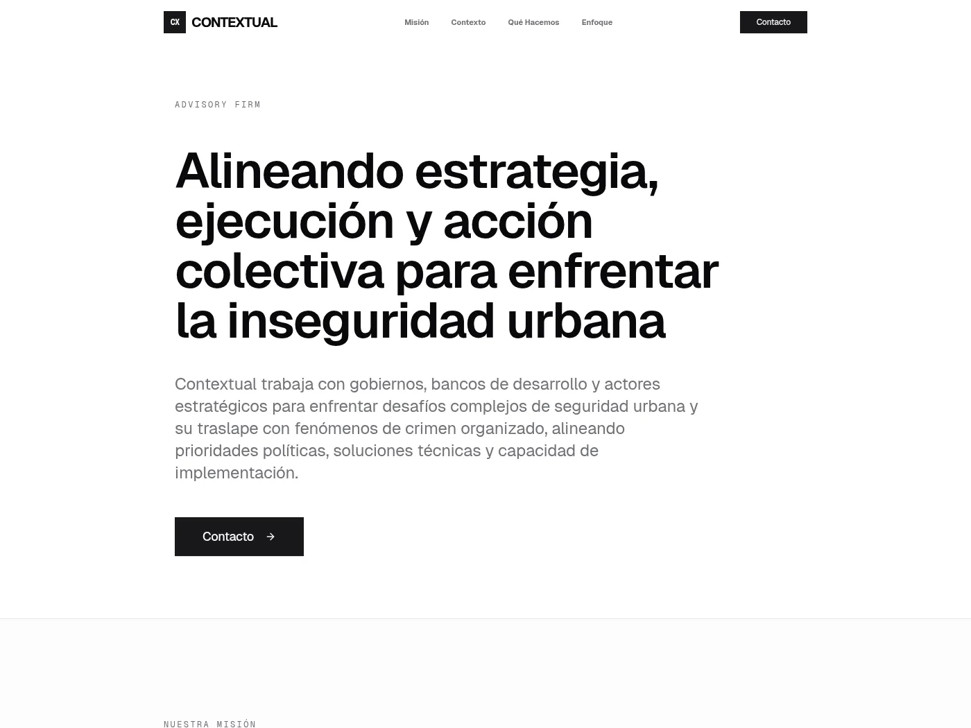 Contextual Advisory Site