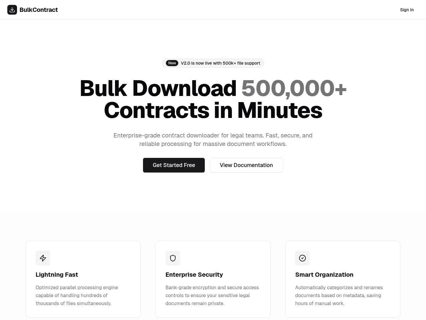 Bulk Contract Downloader