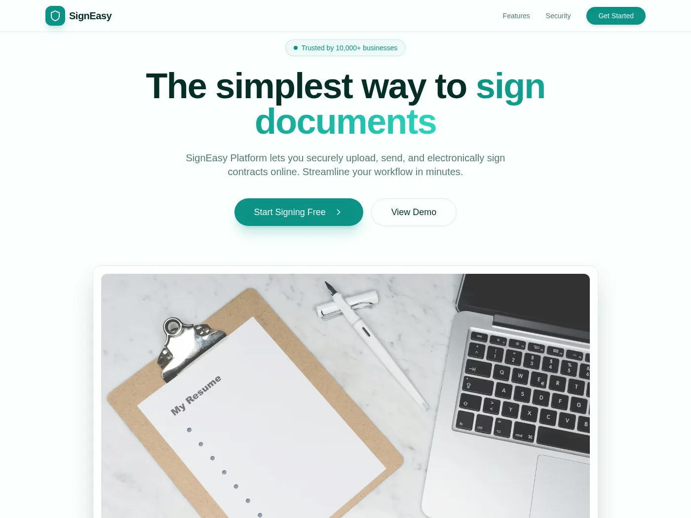 SignEasy Platform