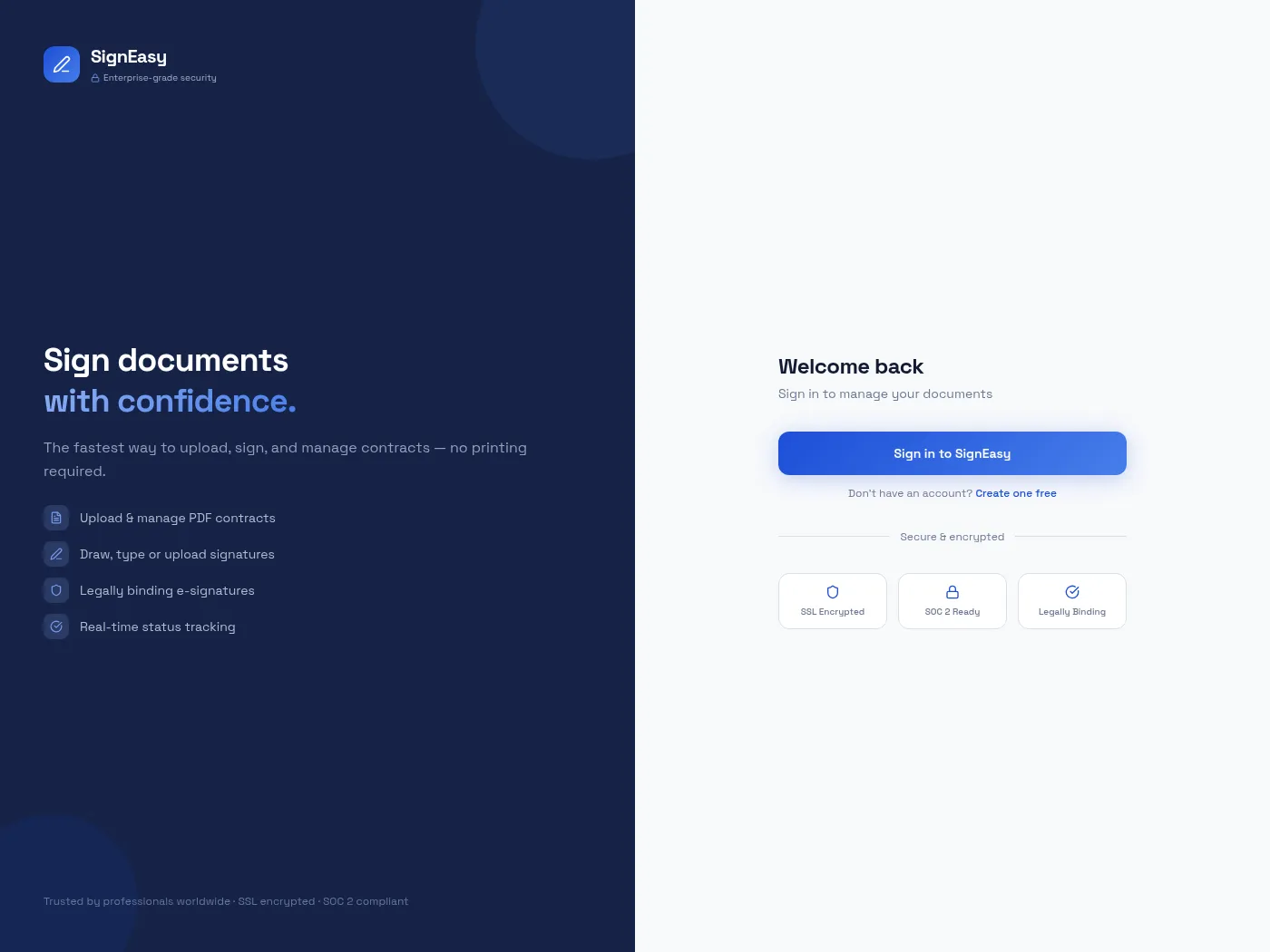 SignEasy Platform