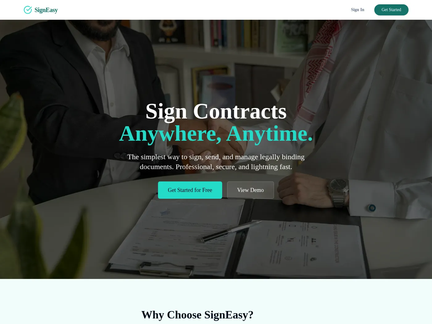 SignEasy Platform