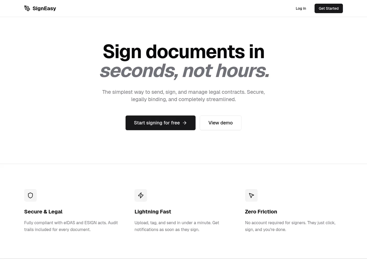 SignEasy Platform