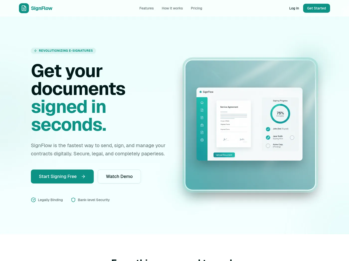 SignFlow Platform