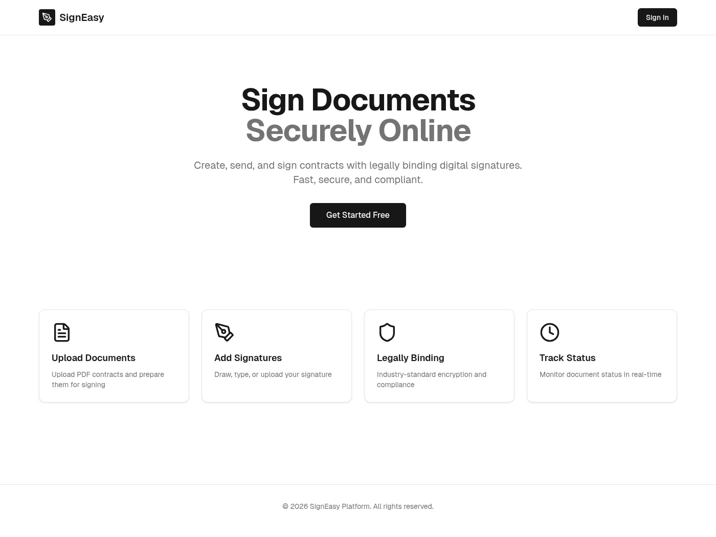 SignEasy Platform