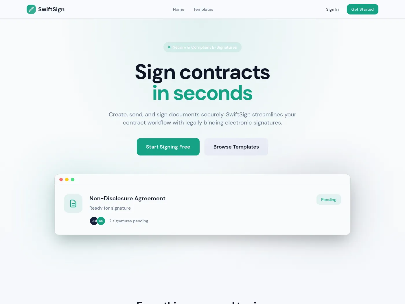 SwiftSign Platform