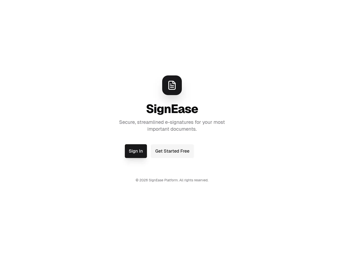 SignEase Platform