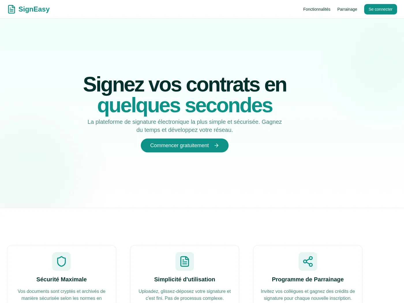 SignEasy Platform