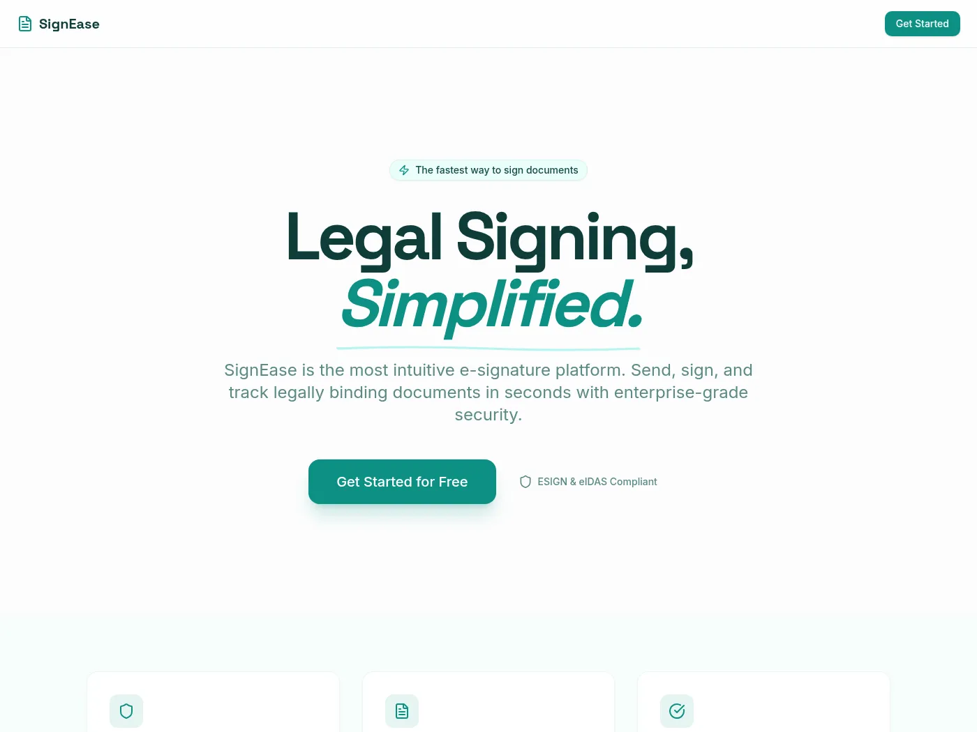 SignEase Platform