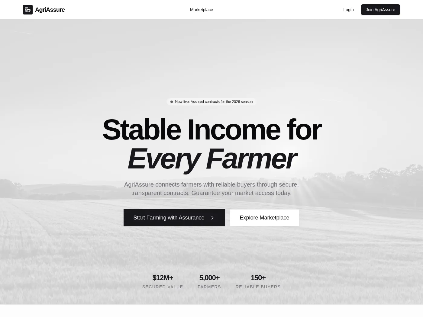 AgriAssure Marketplace