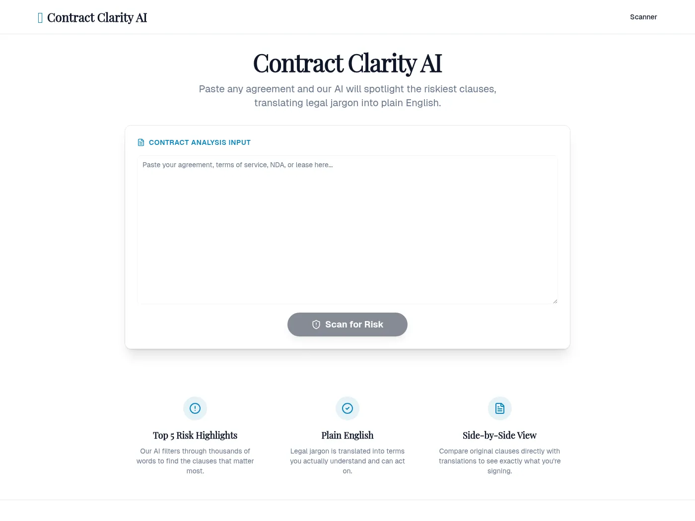 Contract Clarity AI