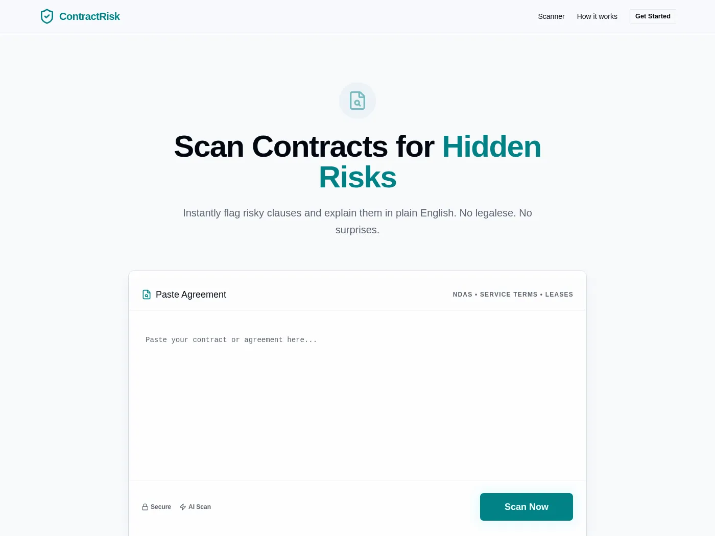 Contract Risk Scanner