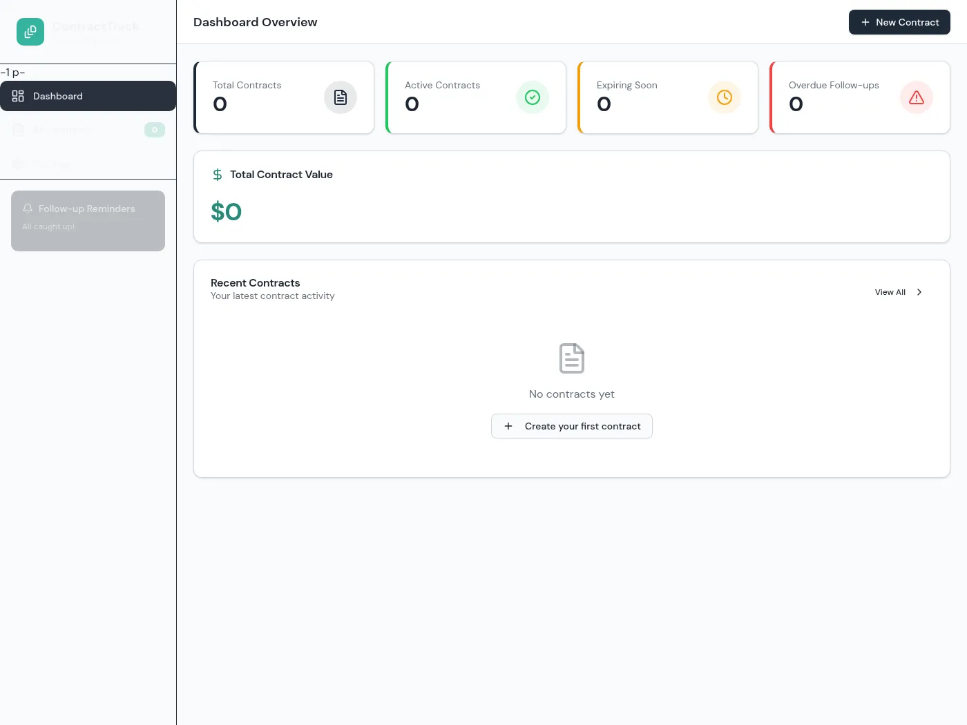 Contract Tracker App