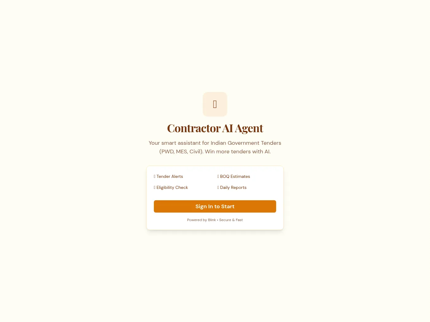 Contractor AI Agent