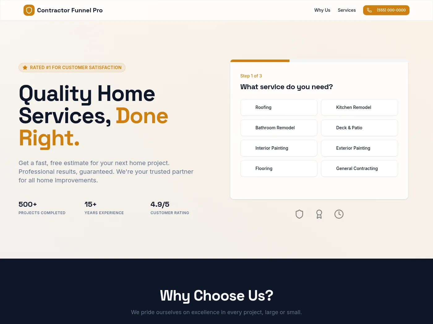 Contractor Funnel Pro
