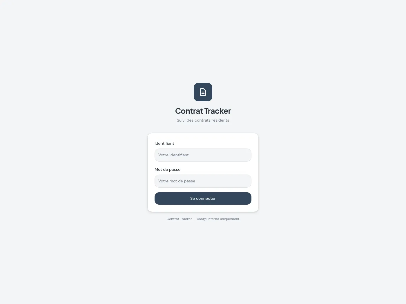 Contrat Tracker Résidents