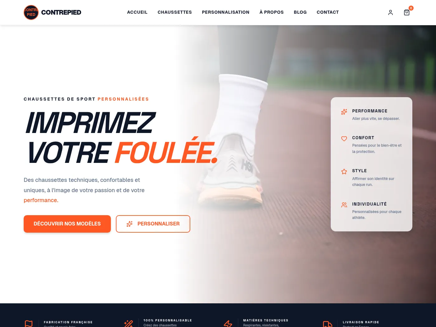 Contrepied Brand Site