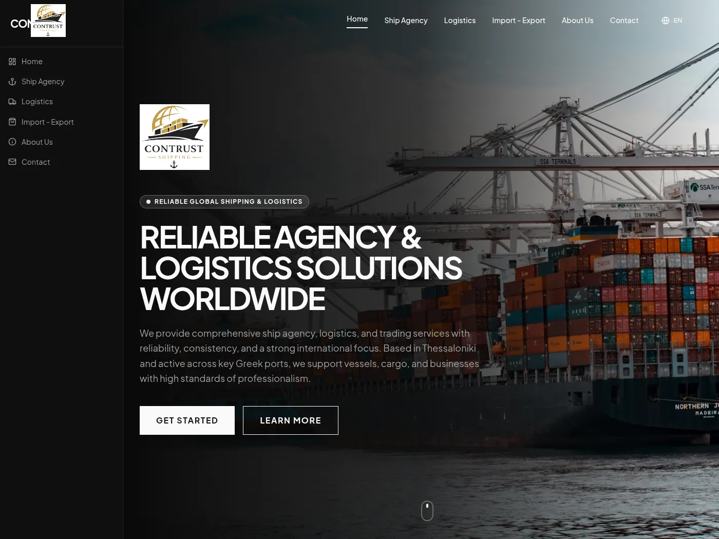 Contrust Shipping Website
