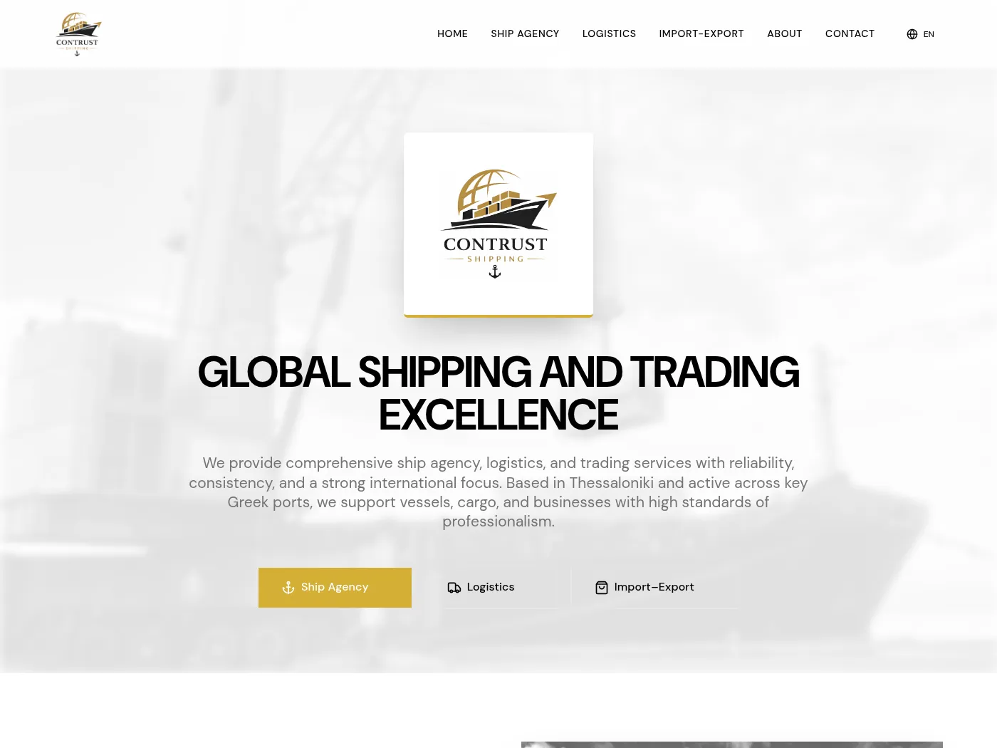 Contrust Shipping Website