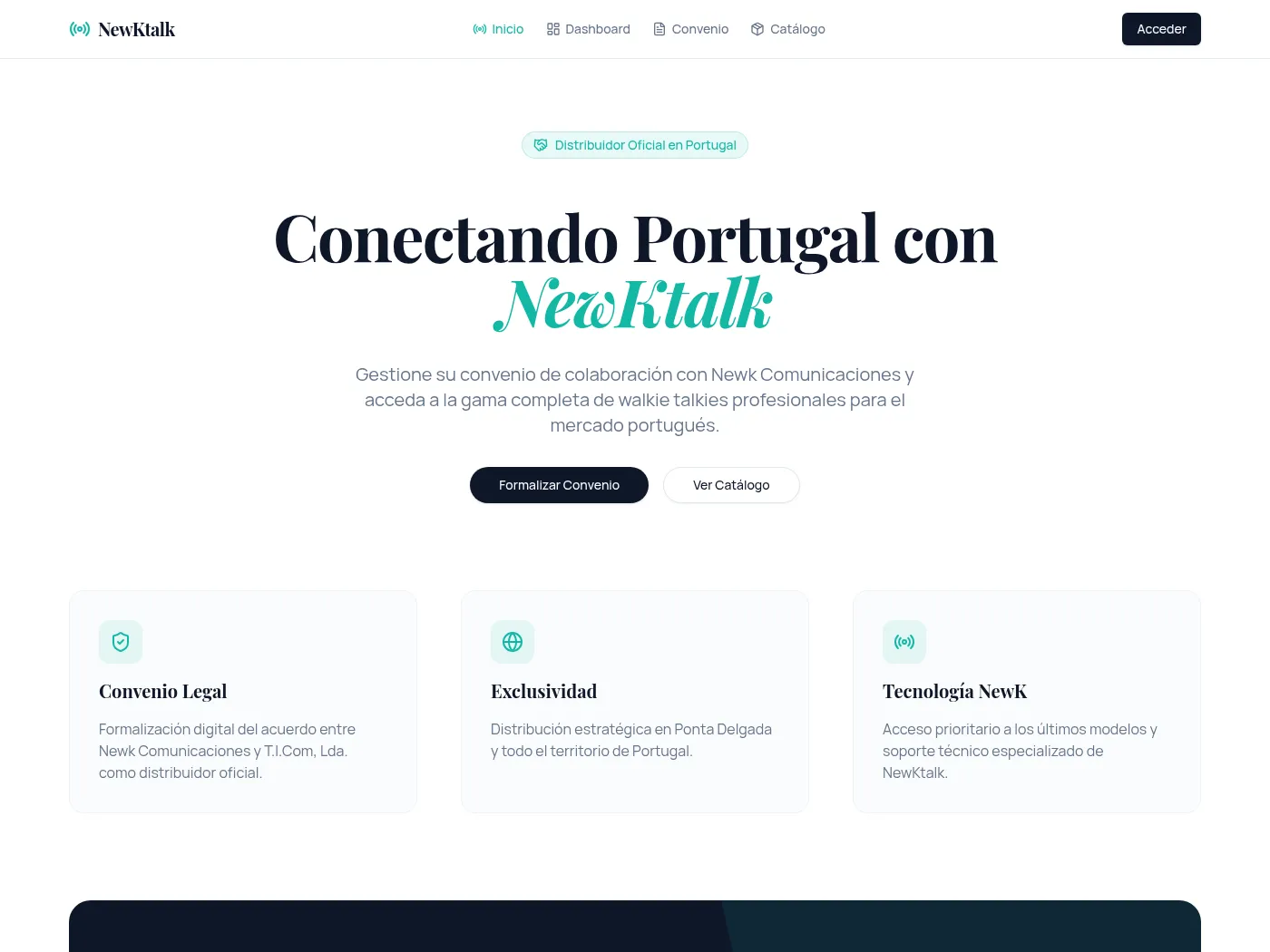 Distribuidor NewKtalk Portal