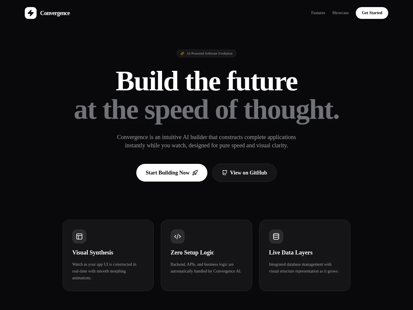 Convergence AI Builder